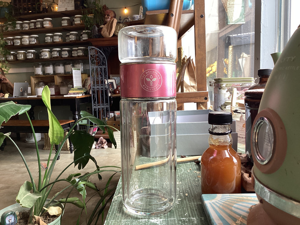 Tea Infuser Bottle “The Wellspring Natural Living” – The Wellspring ...